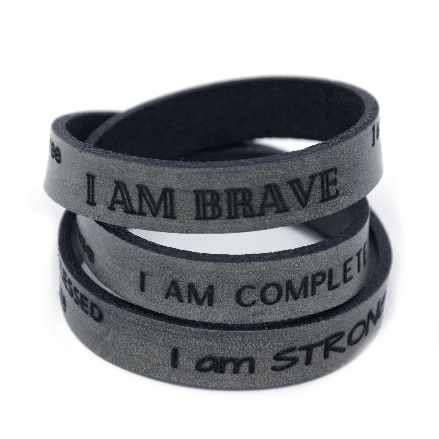 Last look - I am... Affirmation Bracelets - Leather – Fearless hART