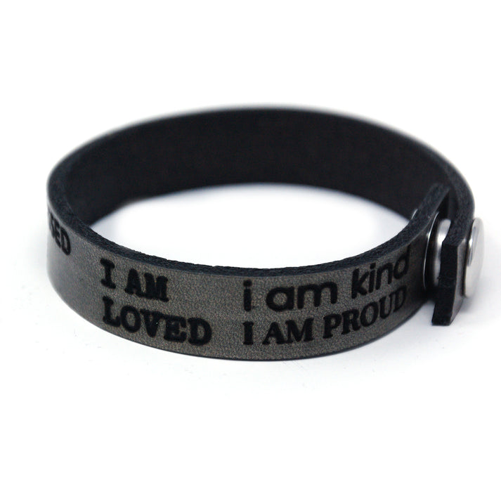 Last look - I am... Affirmation Bracelets - Leather – Fearless hART